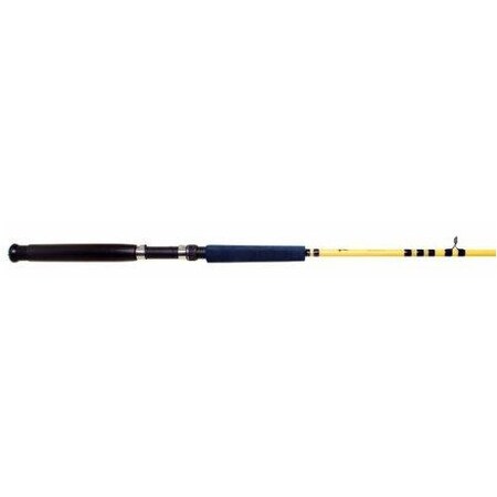 Eagle Claw Starfire Downrigger Rod, 8'6, 2 Pc, Med Hvy 8 Lb 20 Lb Line, 10 Guides Tip SF400A-8'6 ...